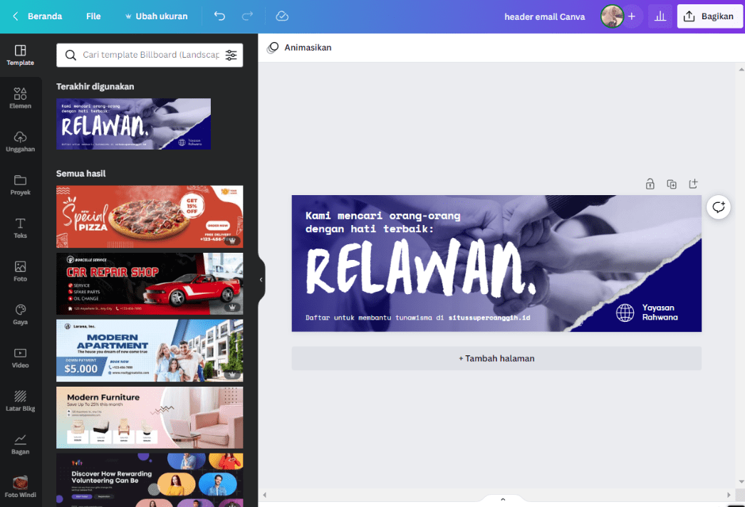 Membuat Header Email dengan Beragam Desain Keren - Canva
