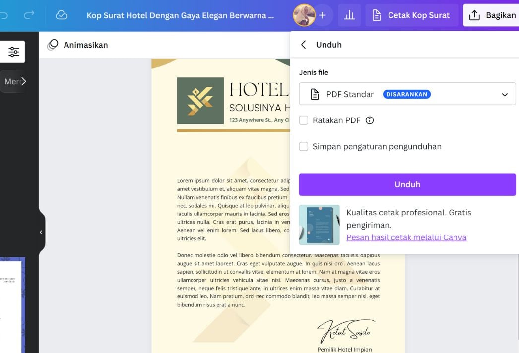 Membuat PDF Gratis - Buat PDF dan Konversi File Secara Online | Canva