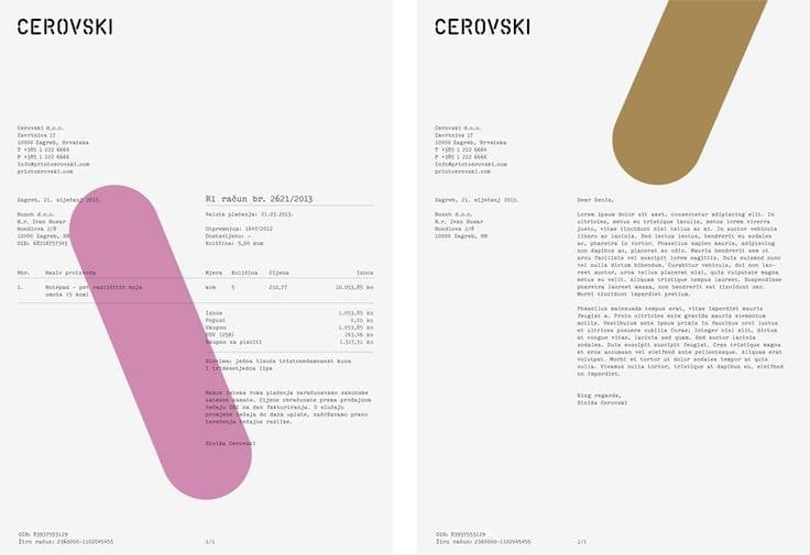 Invoice Design: 50 Examples To Inspire You | Canva