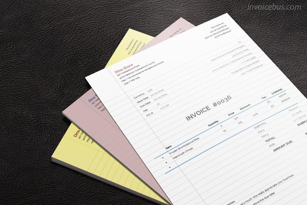 Invoice Design: 50 Examples To Inspire You | Canva