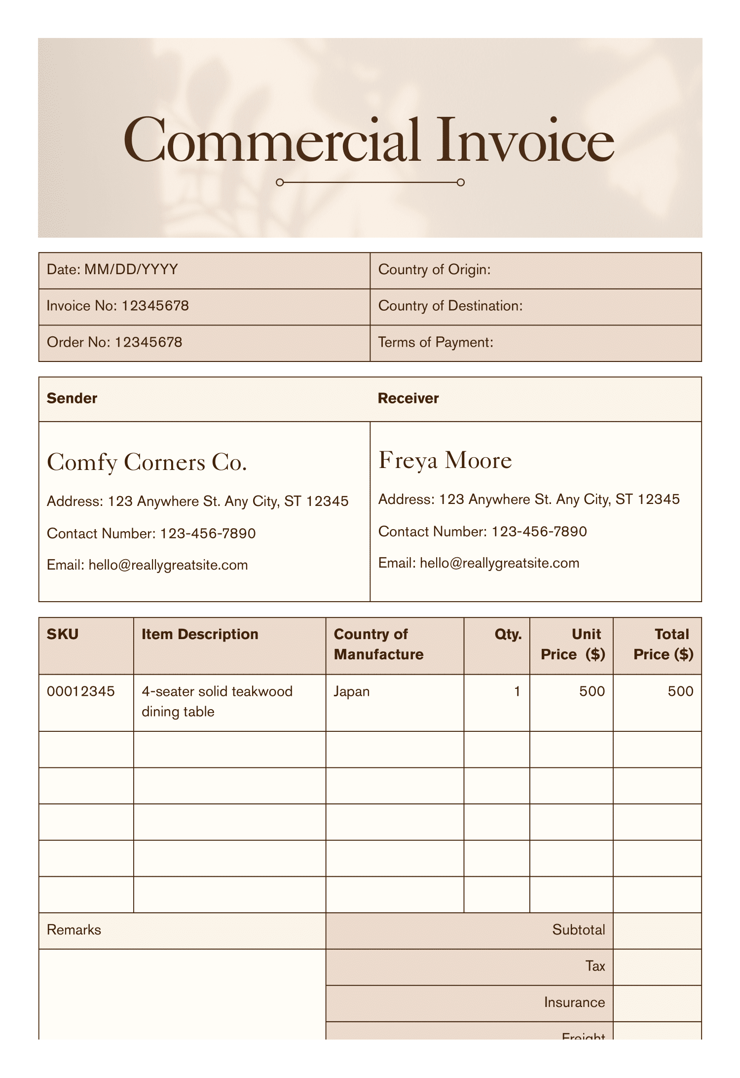 Invoice Design: 50 Examples To Inspire You | Canva
