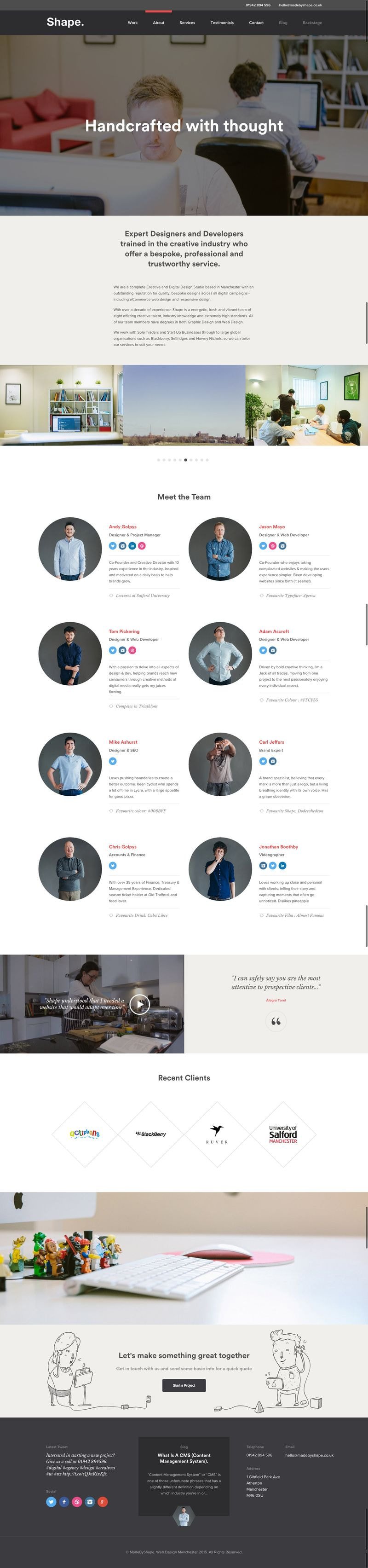 50 originales páginas "Quiénes somos" para inspirarte