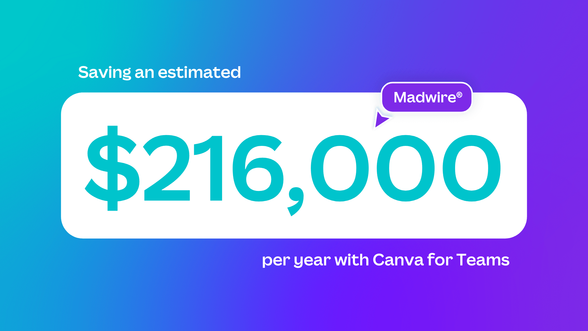 How Madwire saves over $200k every year with Canva