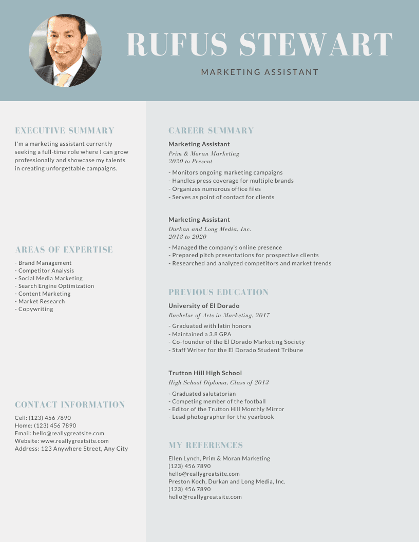 Format resume terbaik untuk dicoba di 2020 | Canva