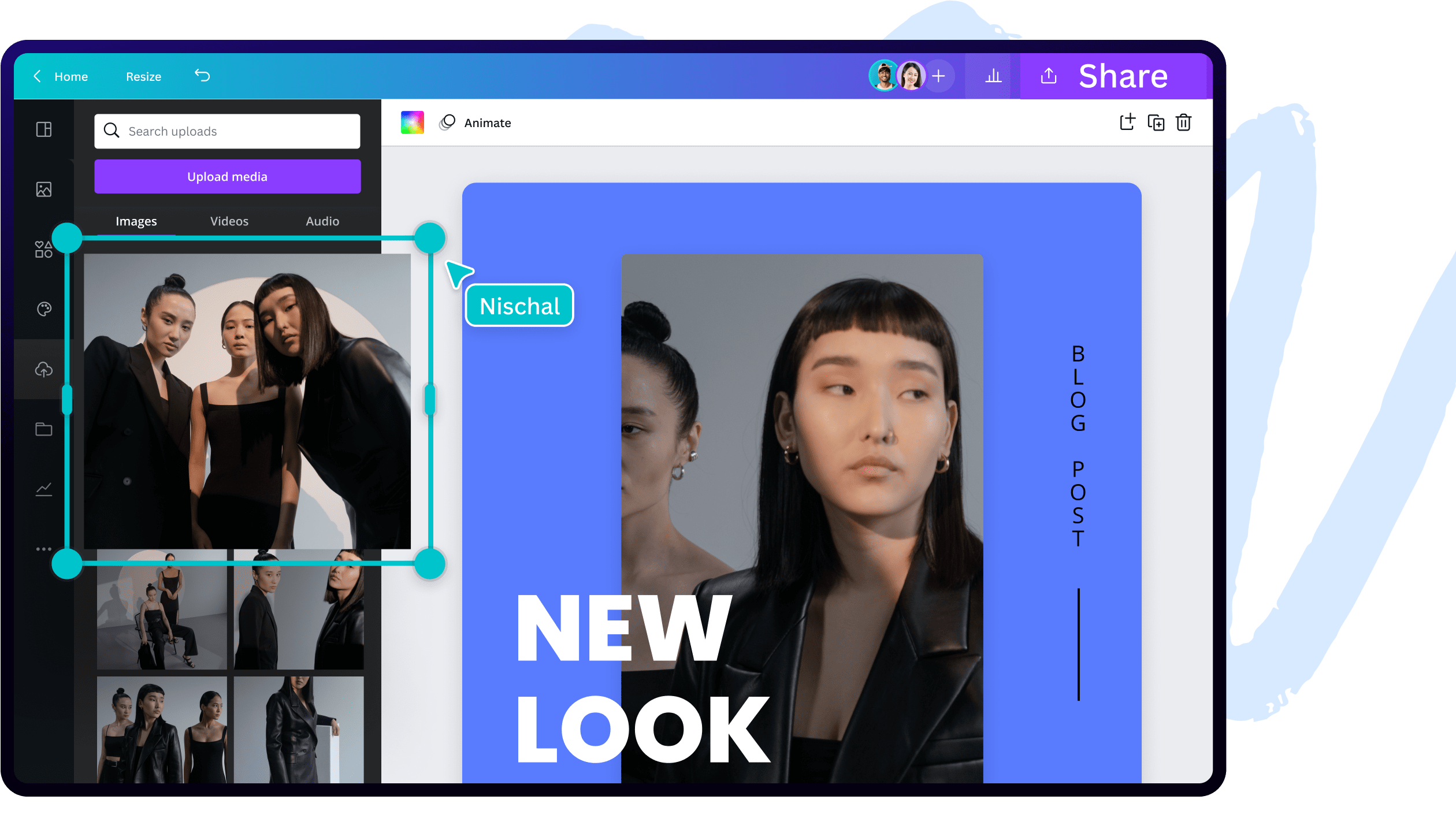 Ontwerp sneller met tools voor contentcreatie | Canva Business