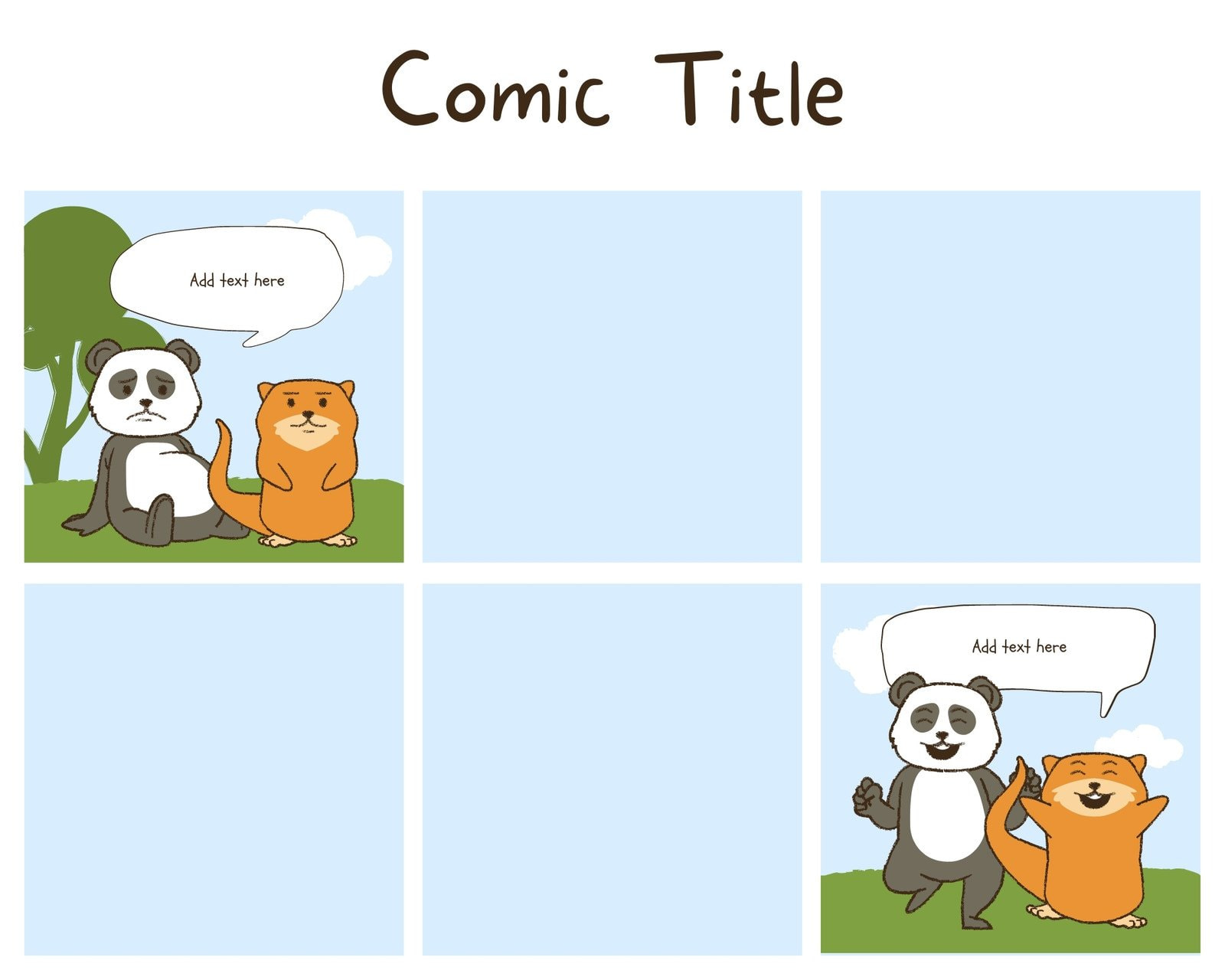 Cartoon Animal Comic Strips