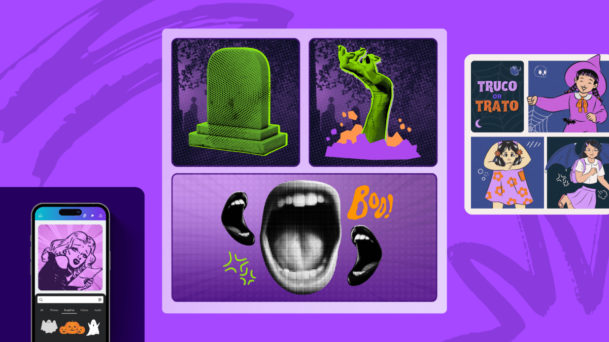 Canva Design Challenge: Design a Halloween Comic Strip