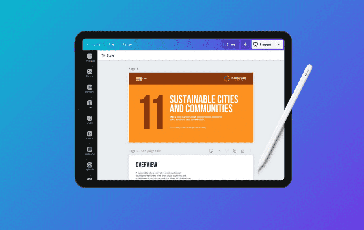 Create designs for the SDGs that lead to change