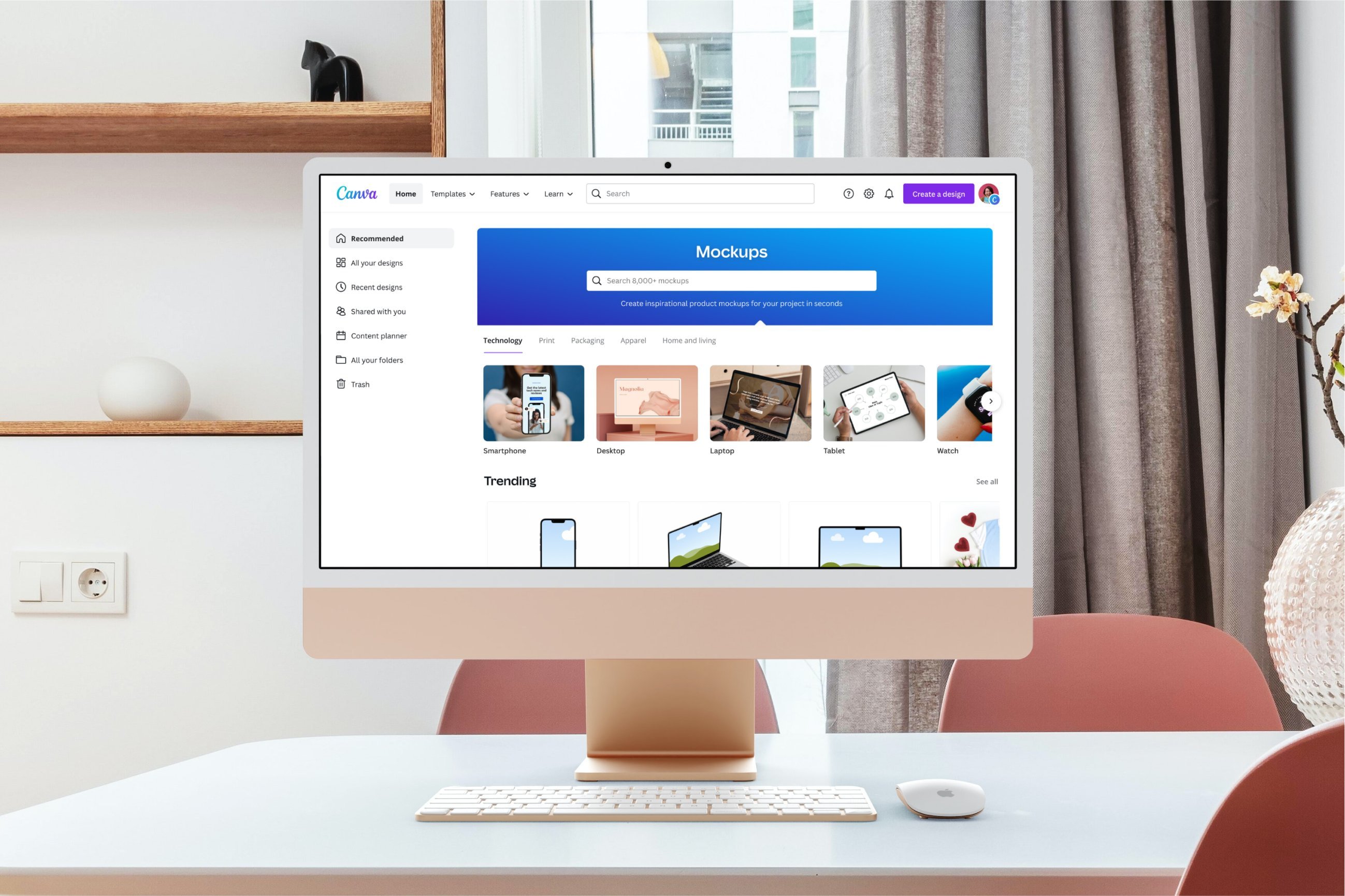 Generatore di mockup gratis - Crea mockup online | Canva