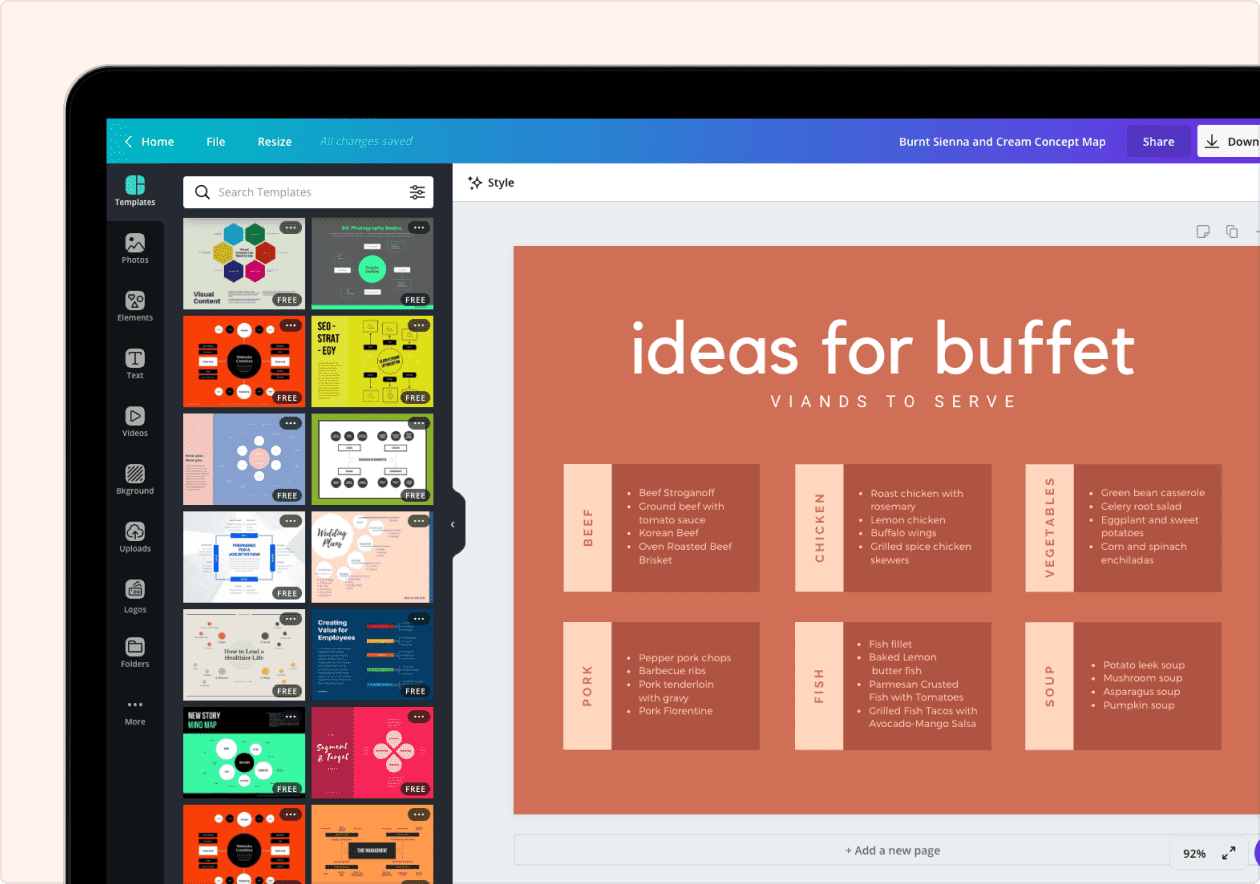 在 Canva 設計出令人驚豔的概念圖