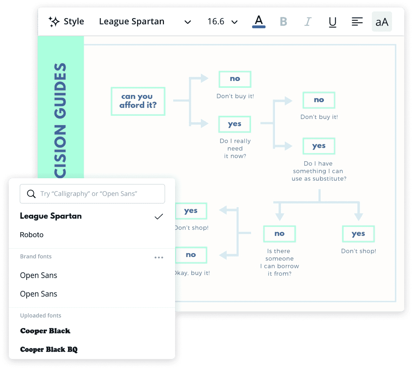 Creare un diagramma ad albero online gratis | Canva