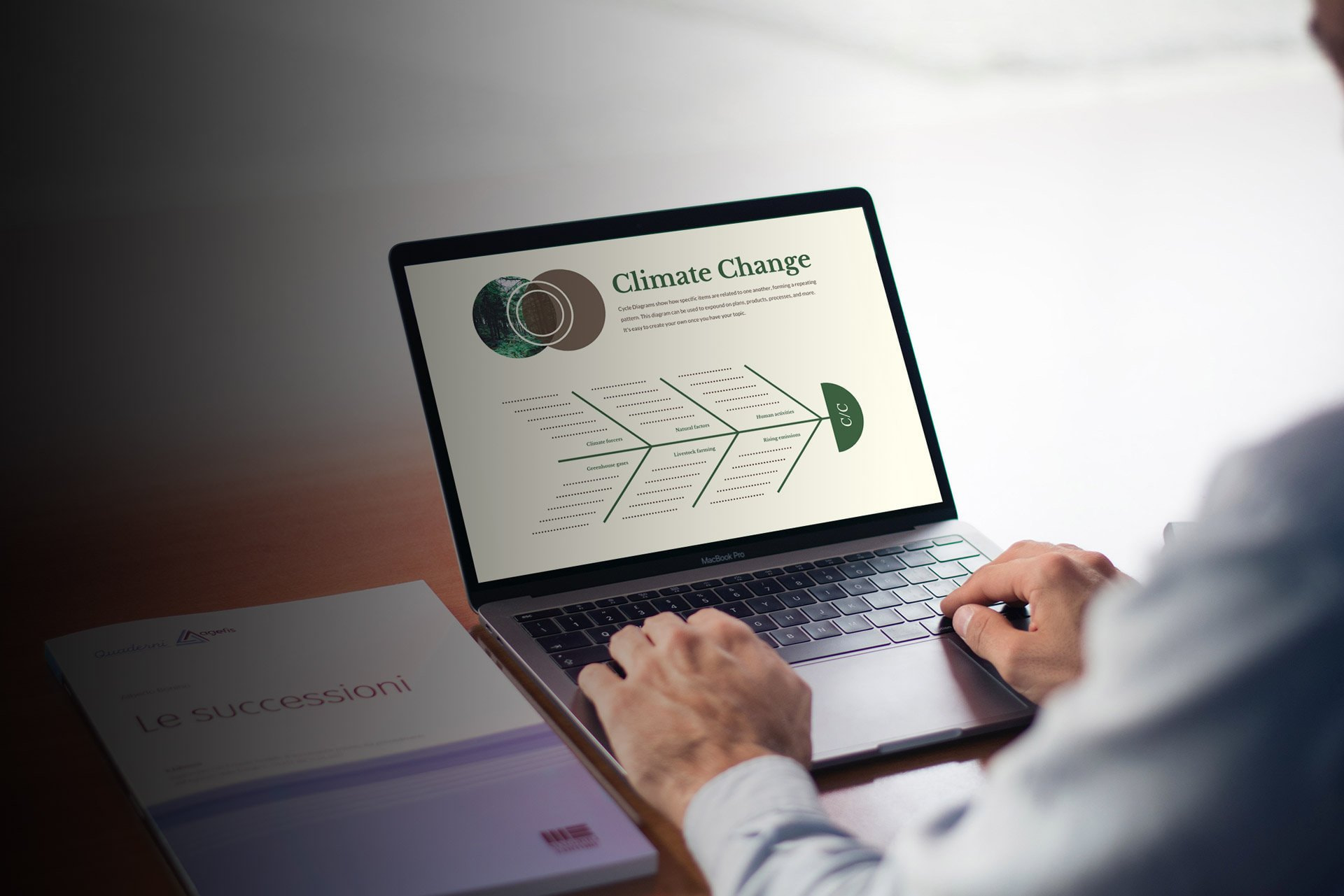 Een visgraatdiagram maken met behulp van Canva-sjablonen