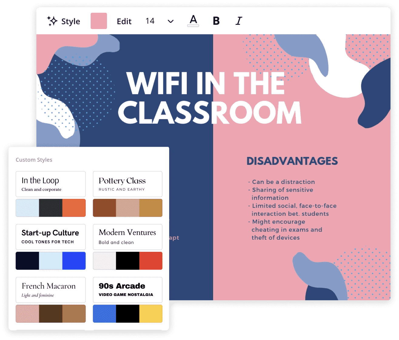 Diseña un diagrama de T personalizado - Canva