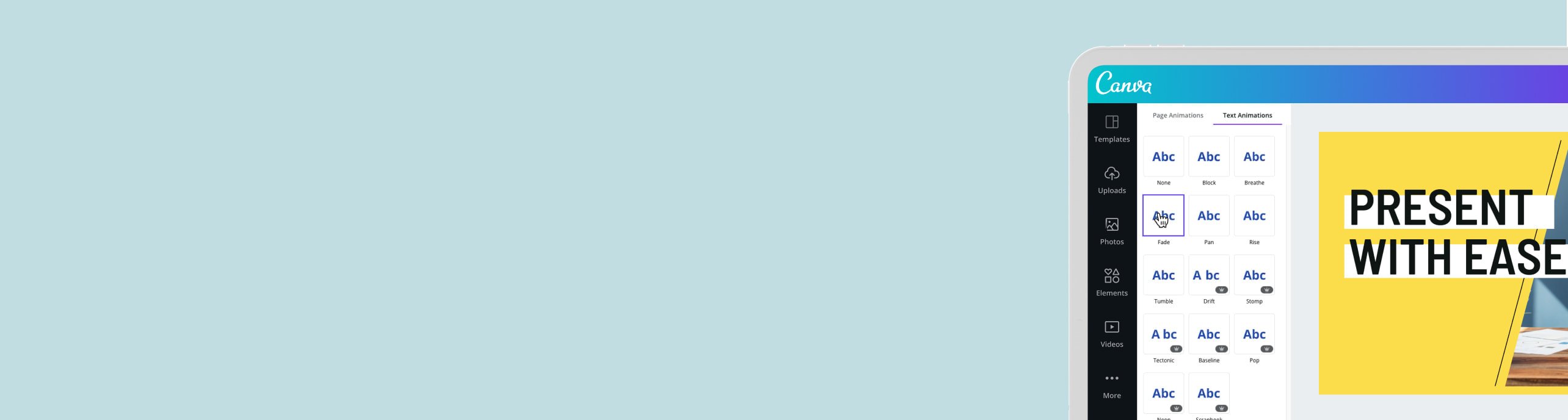 Crea textos animados online gratis | Canva