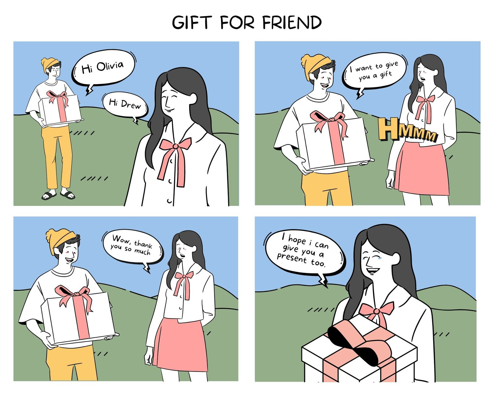 Komiks Strip In English