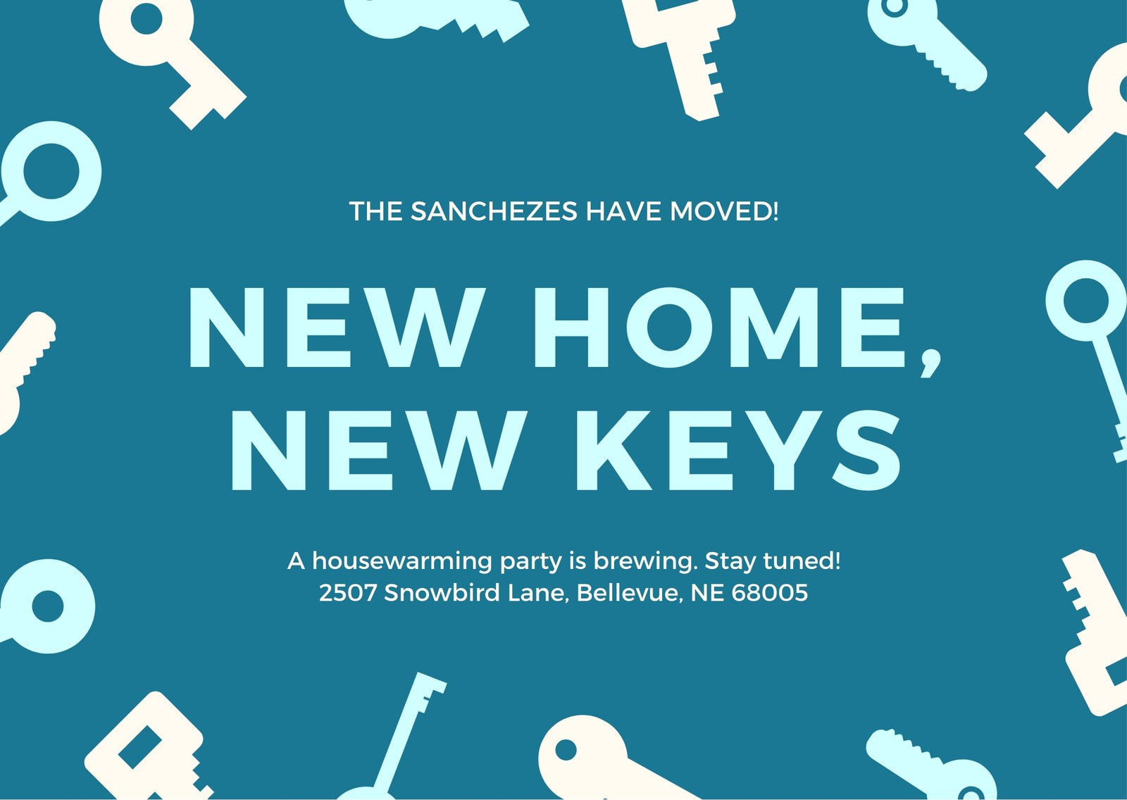 Make Your Own Change of Address Cards