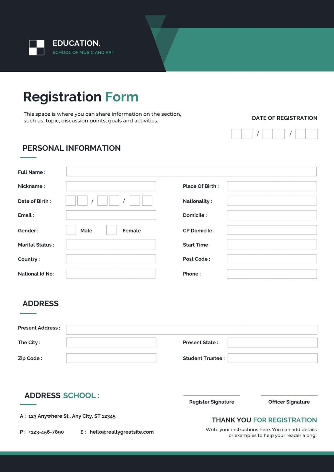Free Online Form Builder - Custom Form Creator | Canva