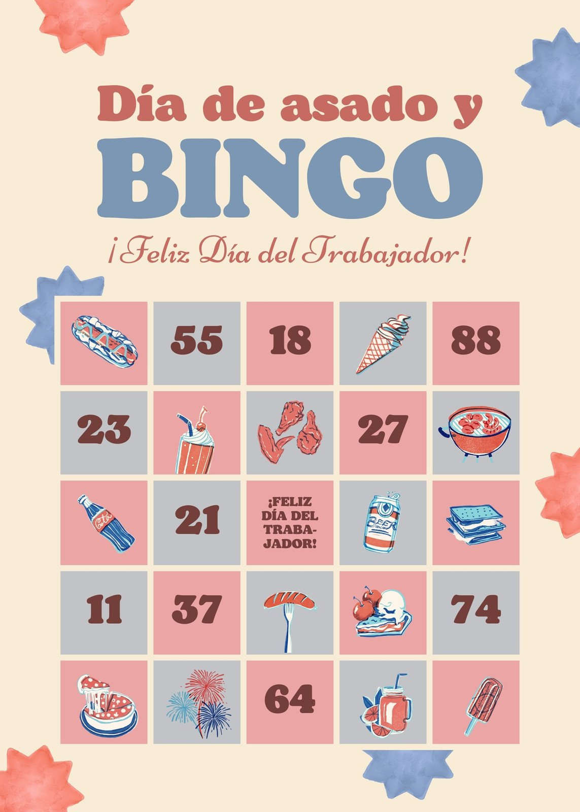 Bingo Para Imprimir: Crea Cartones de Bingo para imprimir | Canva
