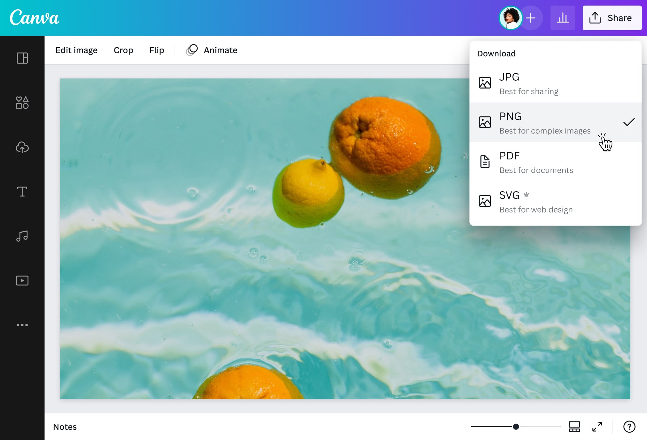 Convertir de WebP a PNG en línea gratis | Canva