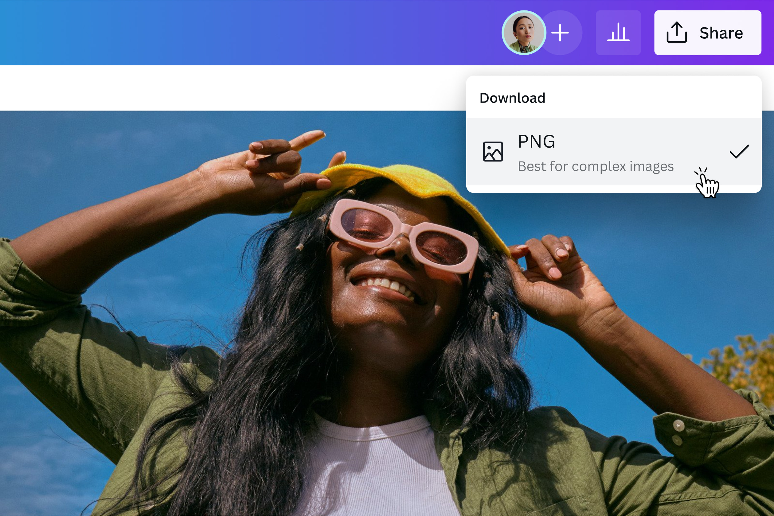 Conversor gratuito de WebP a PNG online | Canva