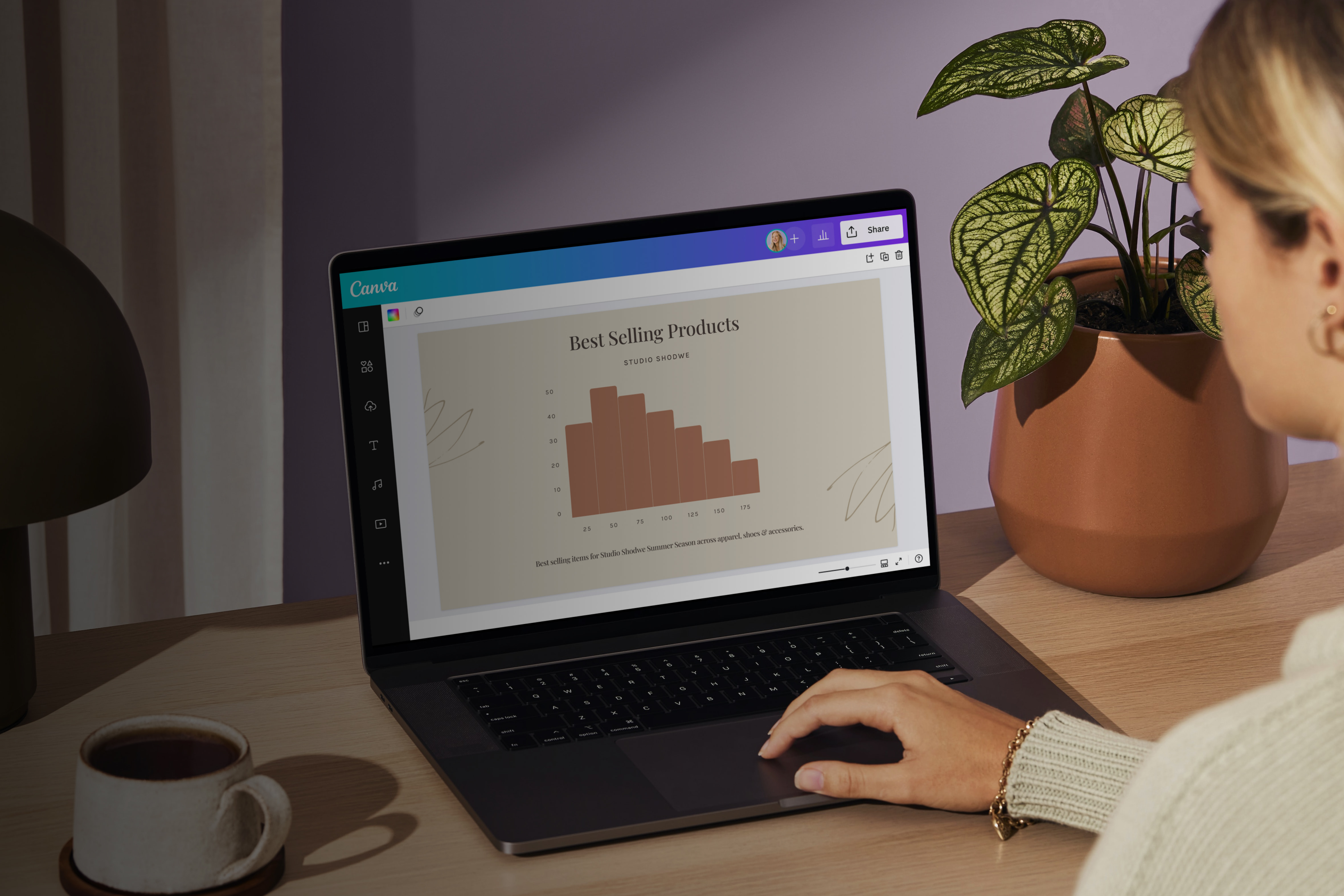 Strumento per creare istogrammi gratis online | Canva