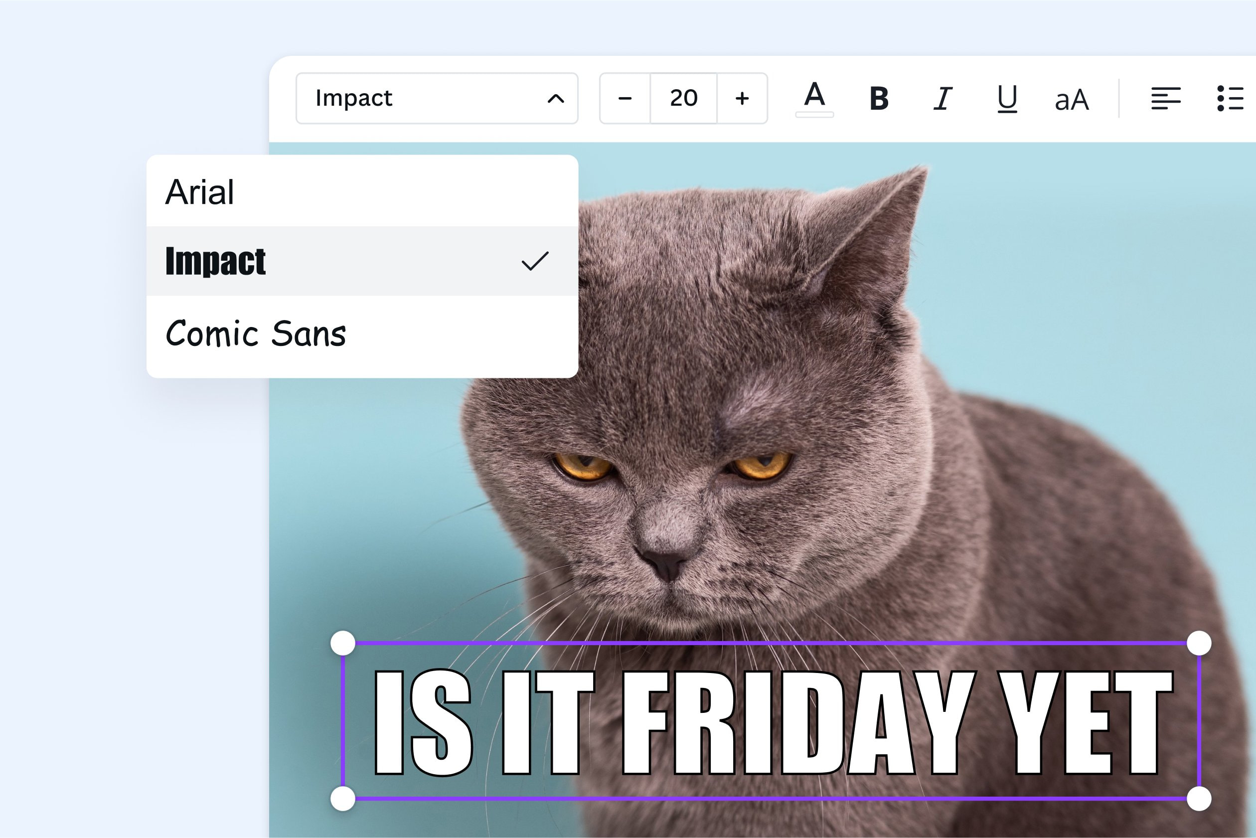Agregar texto a GIF - Creador de GIFs con texto | Canva
