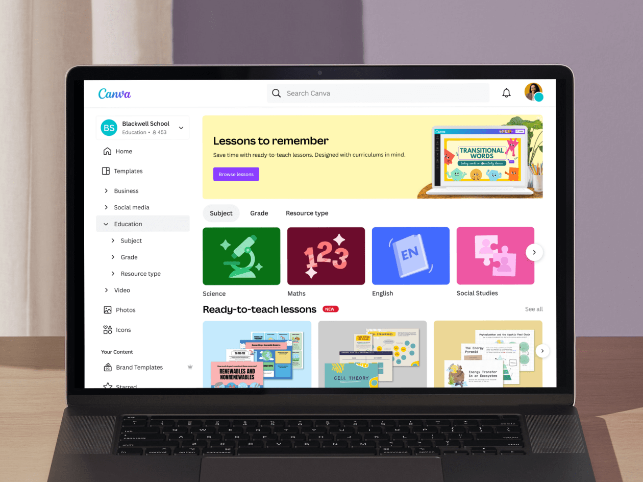 Create and teach lessons for your classroom