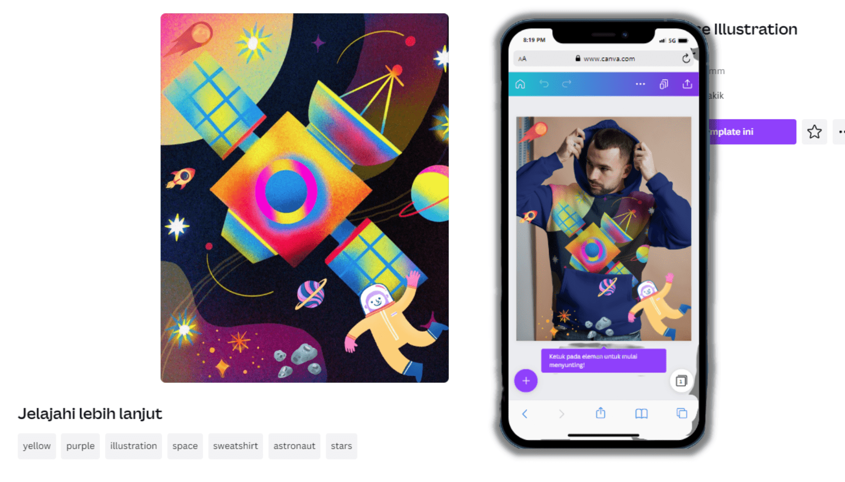 Membuat Desain Sweater Kustom Gratis - Canva