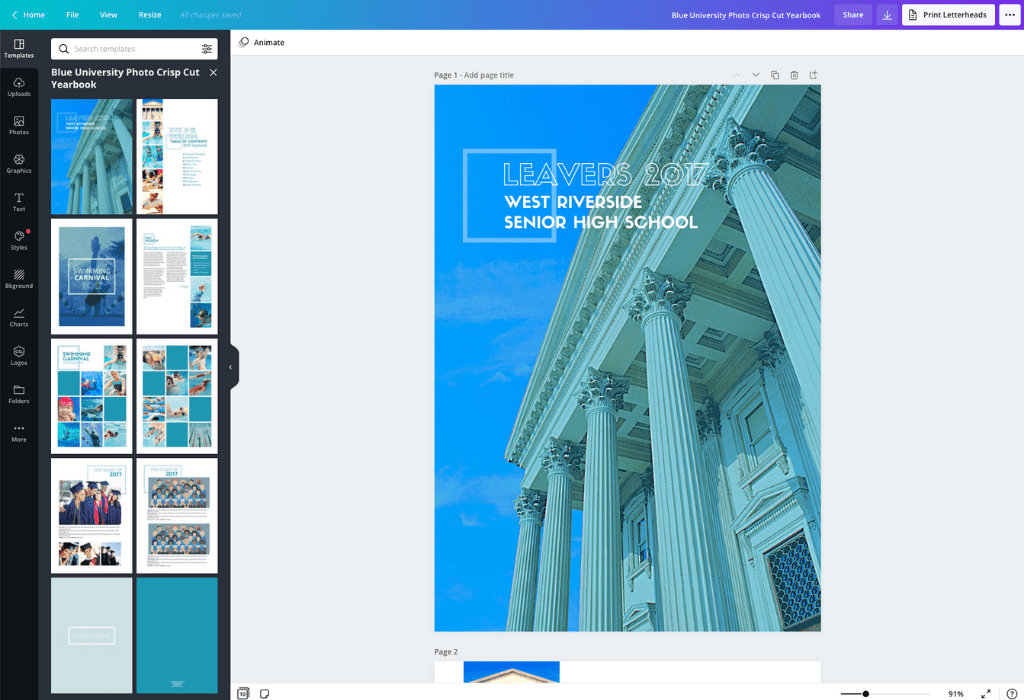 Crea anuarios escolares personalizados gratis con Canva