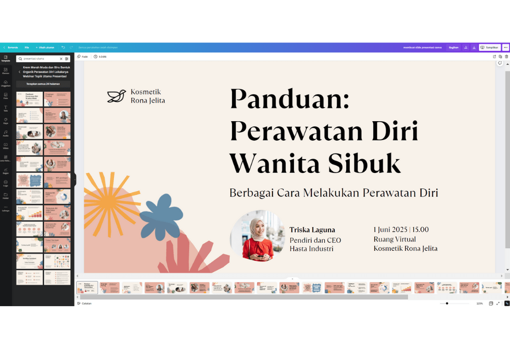 Membuat Slide Presentasi Menarik dalam Sekejap - Canva