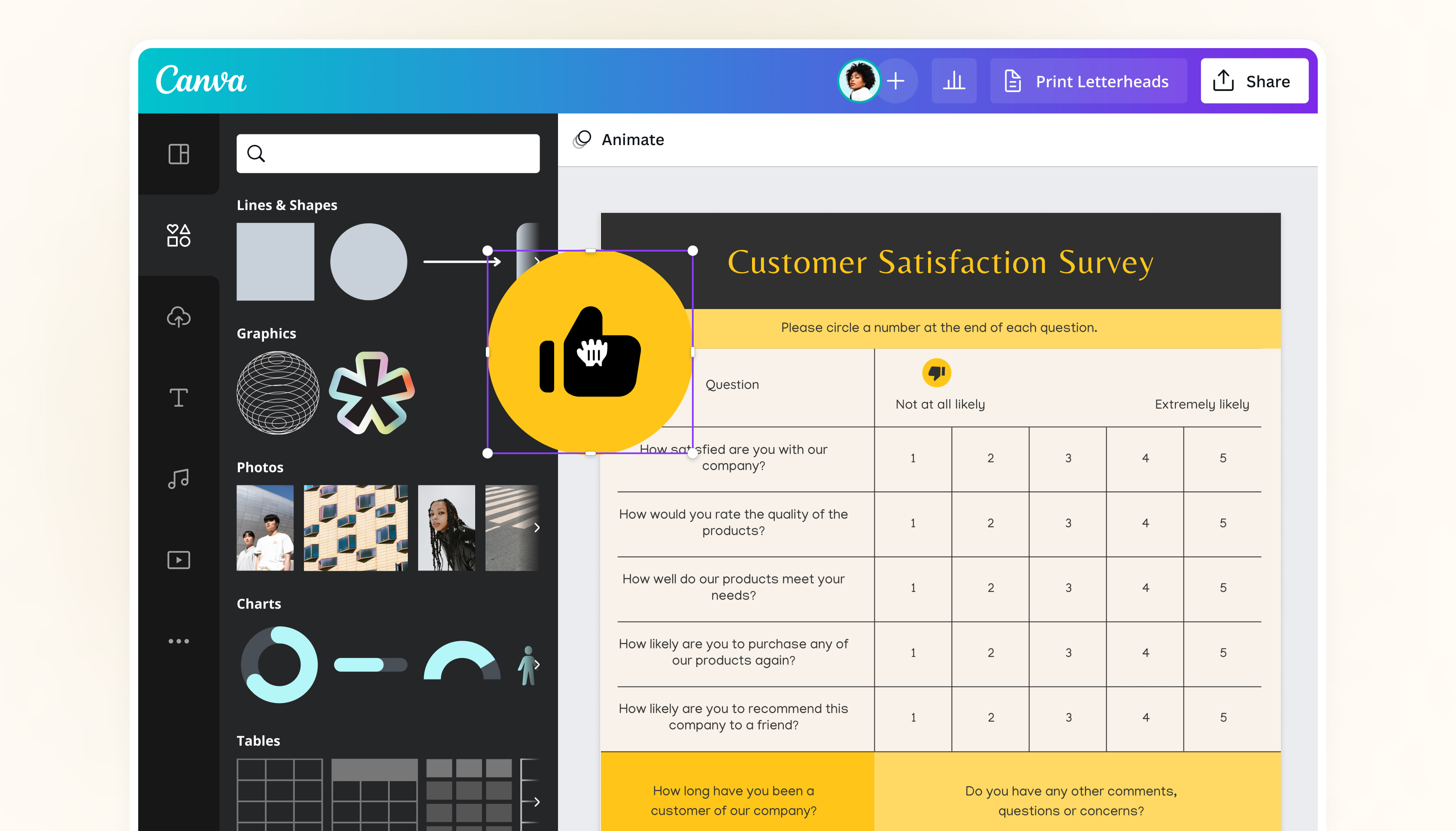 Criador de Sondagens Grátis - Criar uma Sondagem Online | Canva