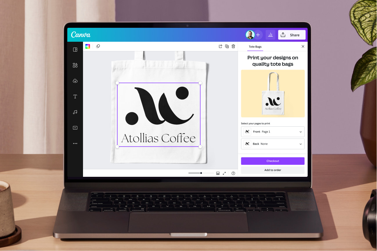 Criador de merchandise - Criar Mercadoria Online | Canva