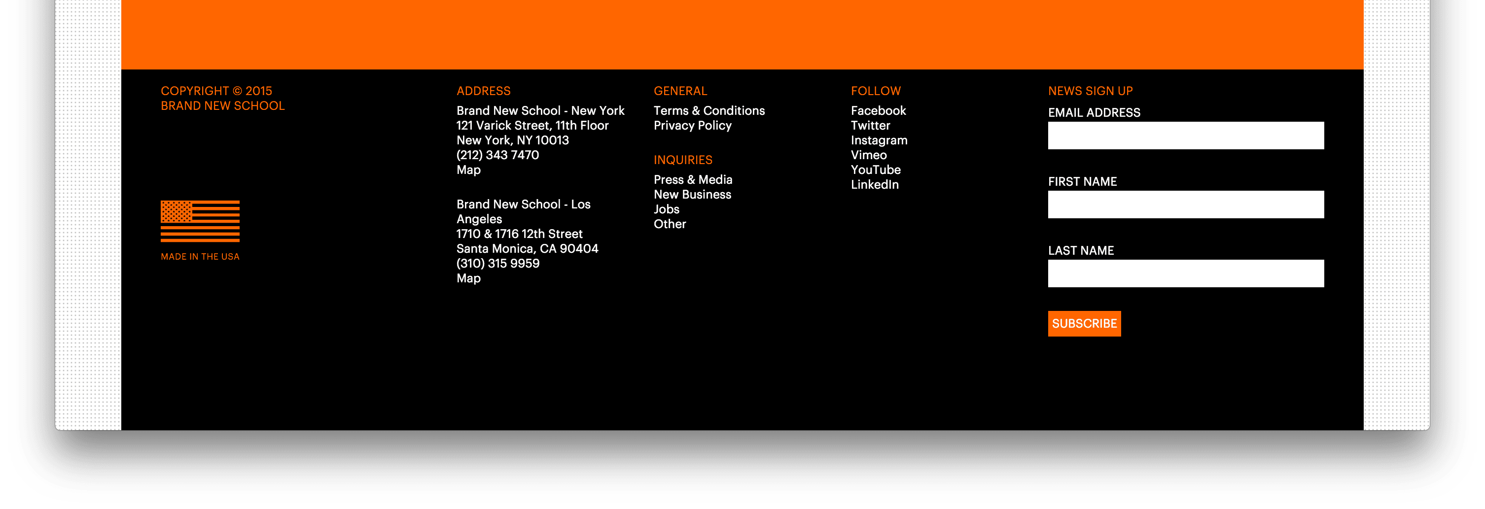 50 blog footer design examples – Learn