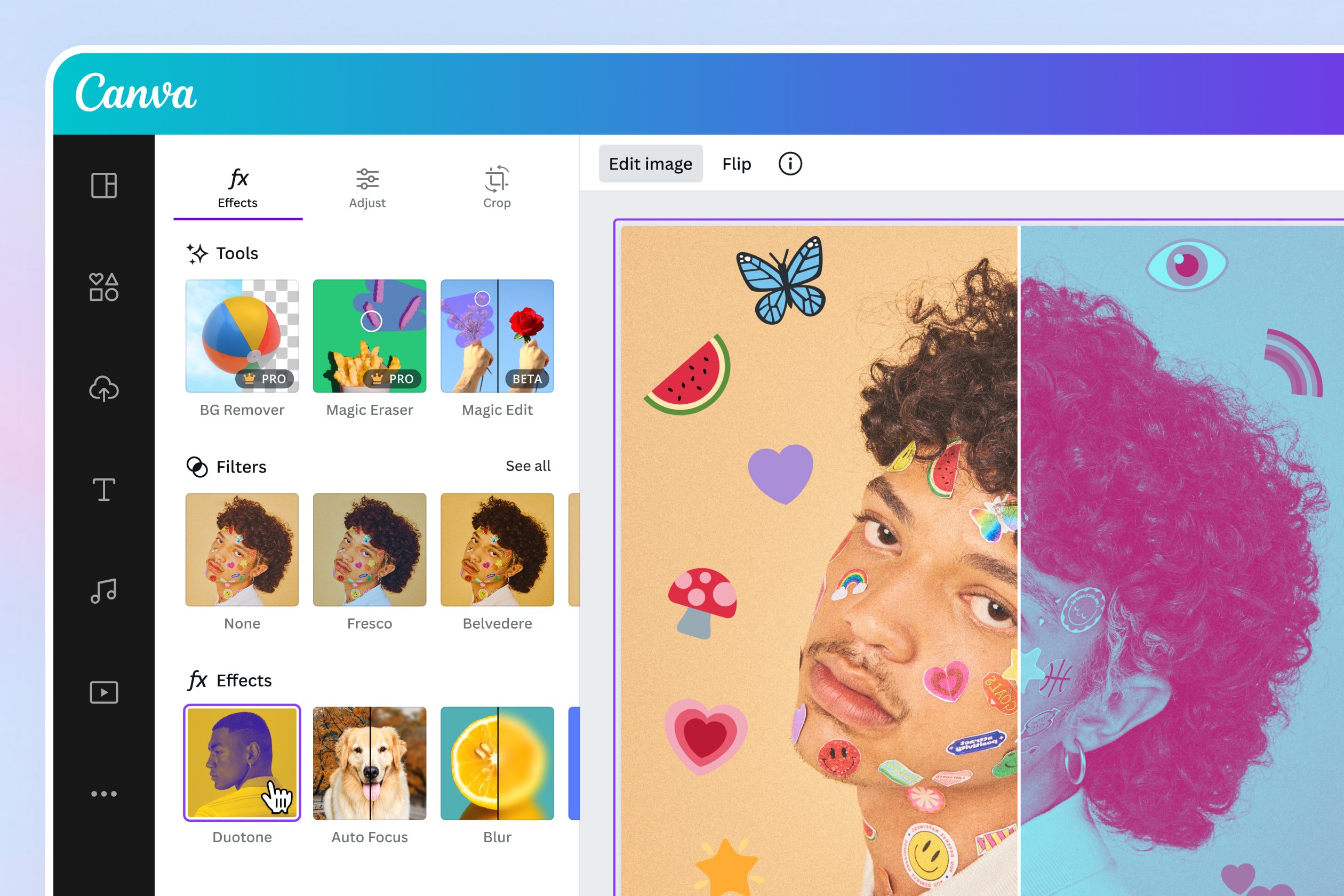 Aggiungere emoji su foto online gratis | Canva