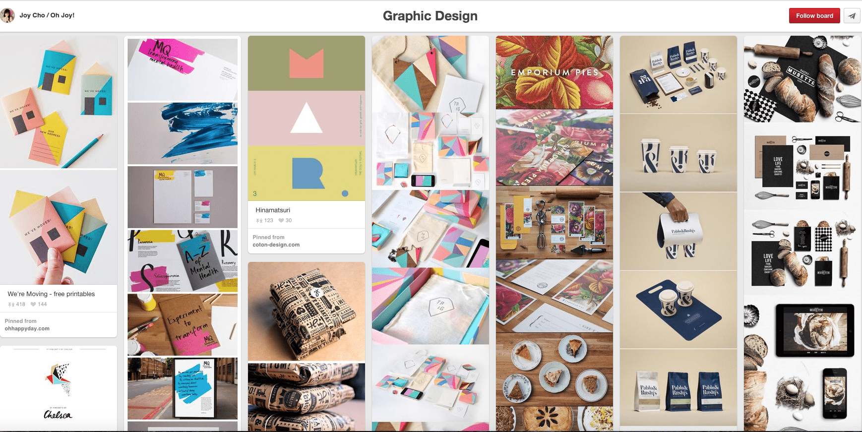 70 awesome design boards to follow on Pinterest