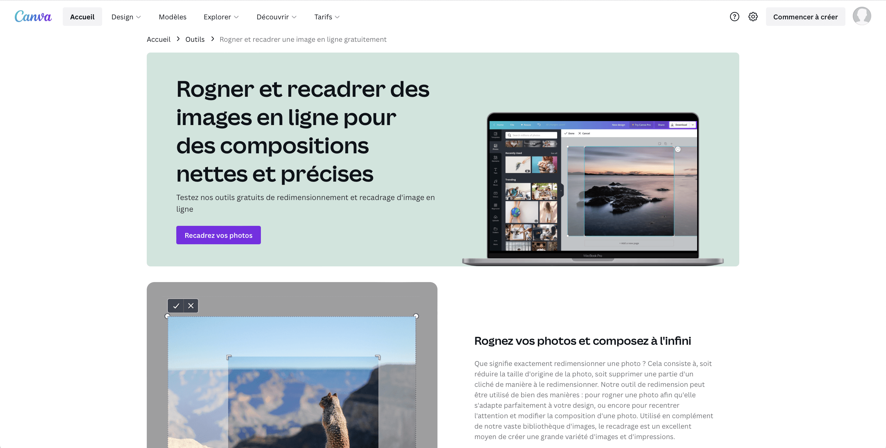 Modifier une photo en ligne facilement et gratuitement | Canva
