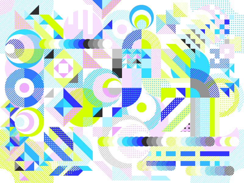 The principle of randomness in graphic design