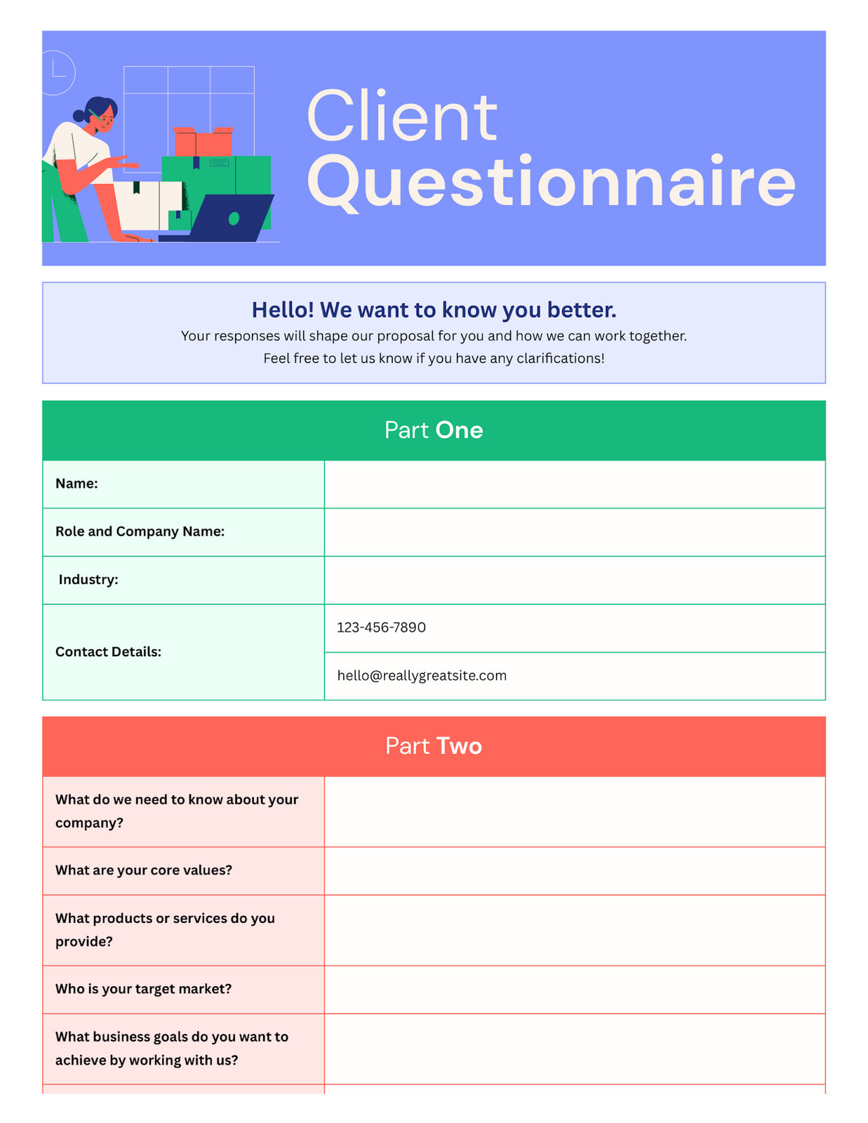 Strumento gratuito per creare questionari online - Crea un questionario ...