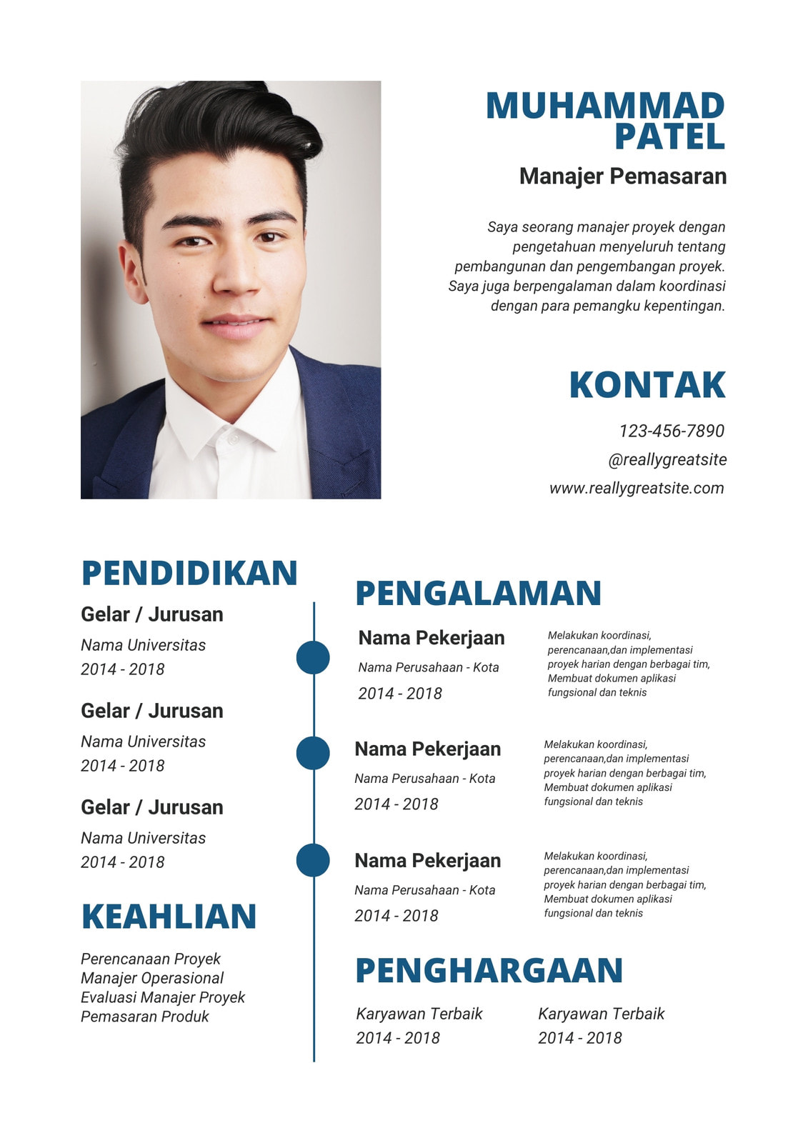 Membuat Daftar Riwayat Hidup untuk Melamar Kerja | Canva