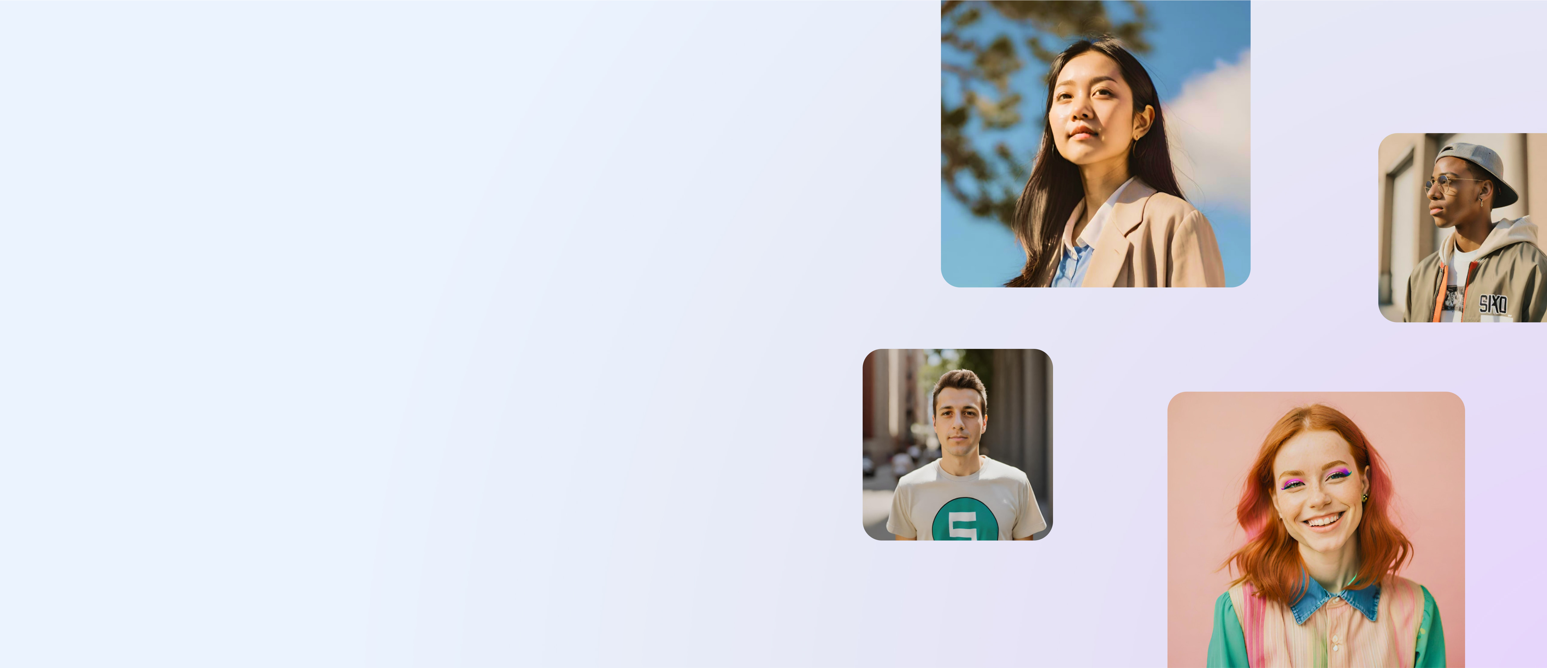 Generador de rostros AI gratis: Creá rostros humanas usando IA | Canva