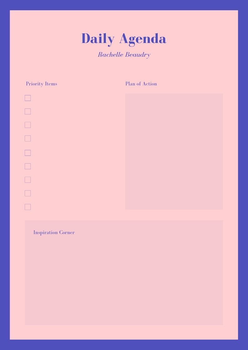 How to make an effective schedule