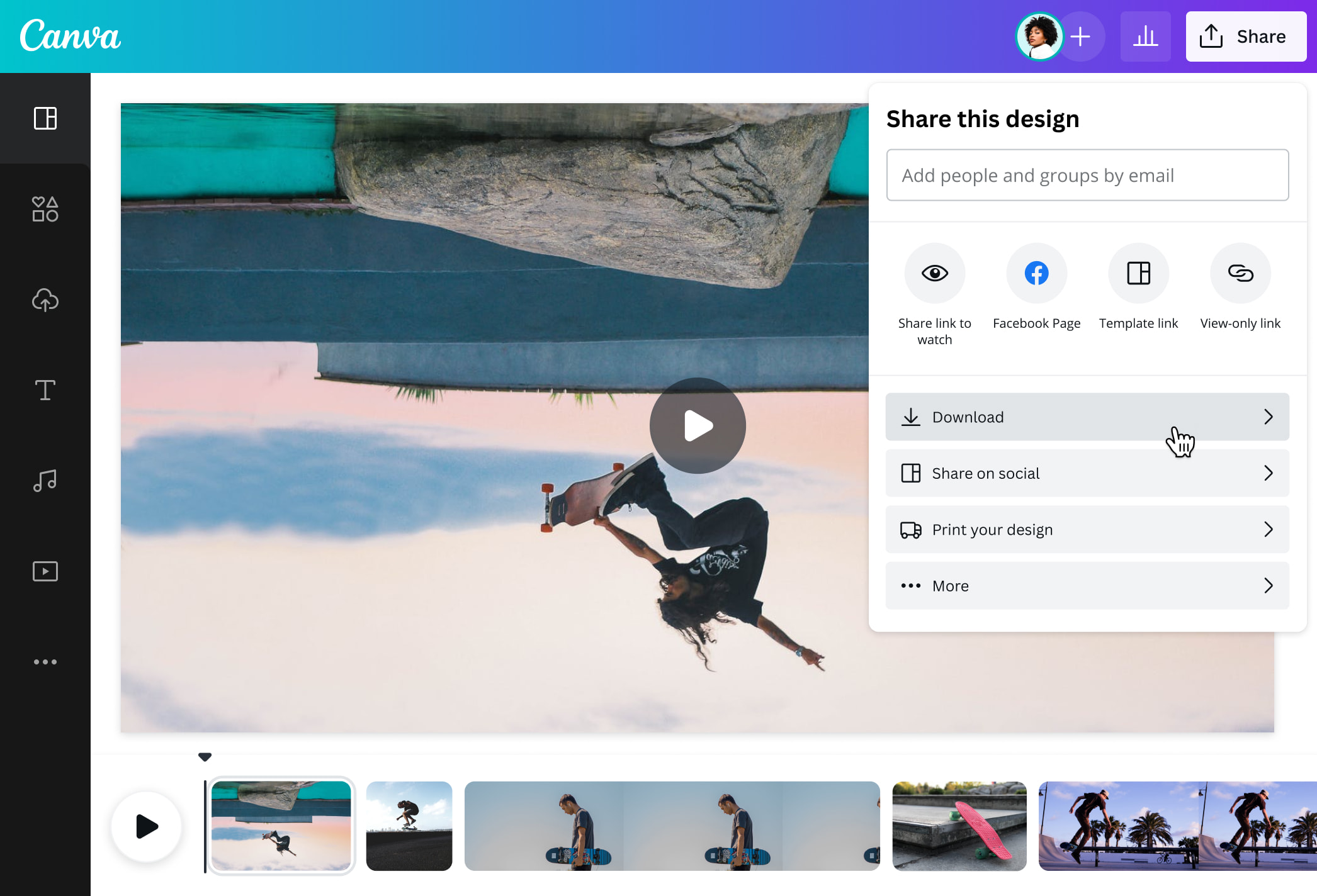 Ya puedes girar un vídeo fácilmente con Canva