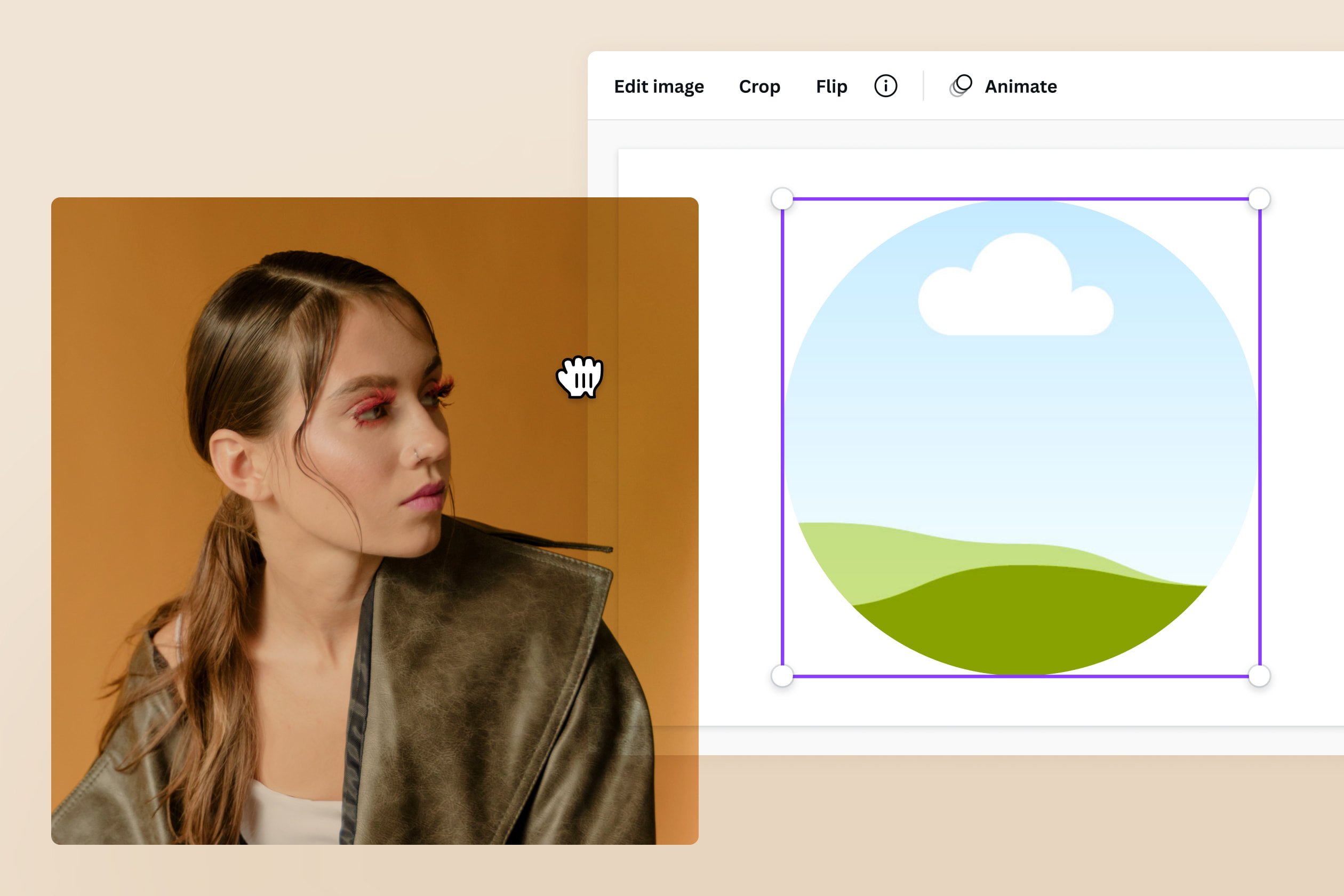 Crop Foto Lingkaran Gratis: Pangkas & edit foto | Canva