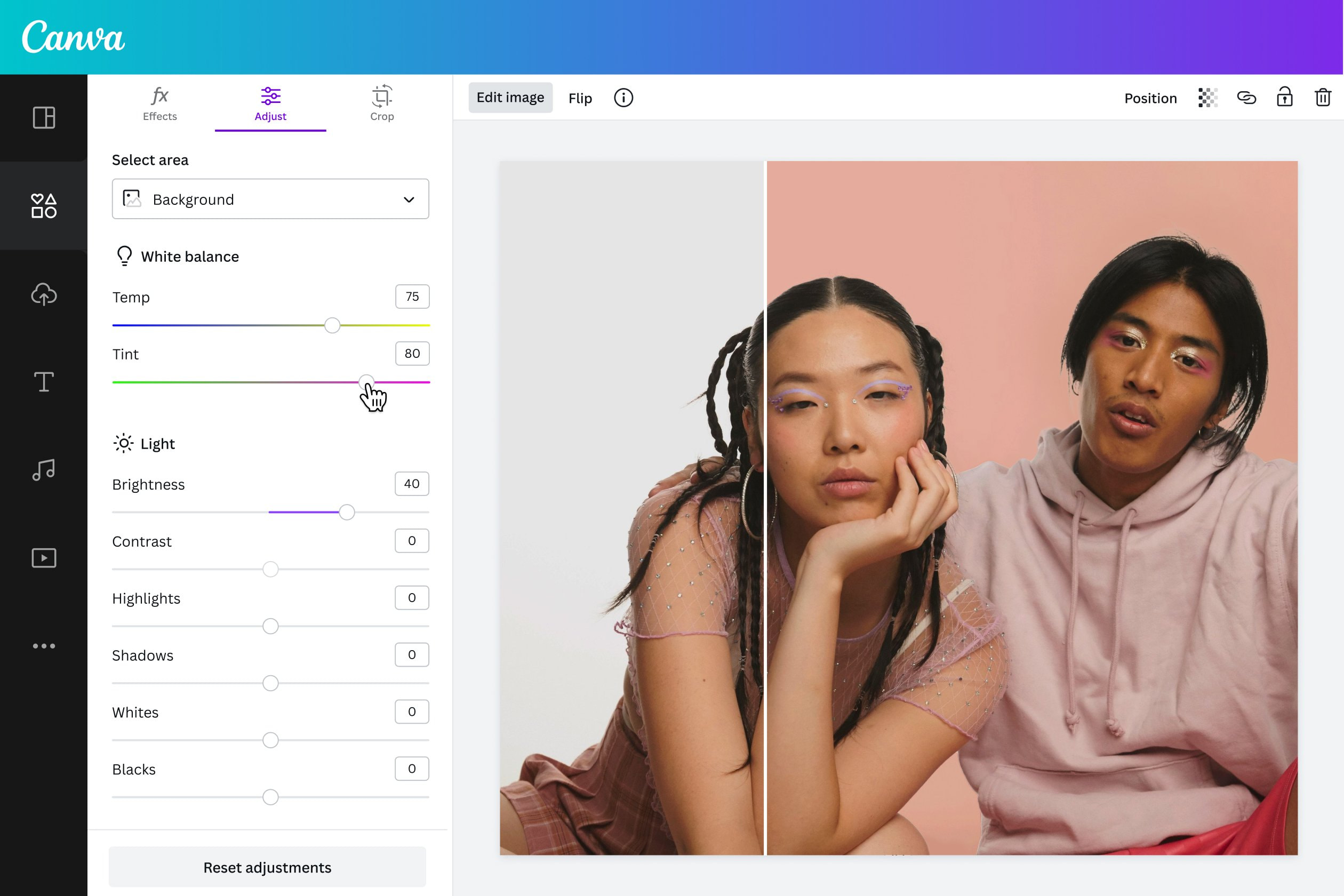 Altere a Cor de Fundo de Uma Imagem Gratuitamente | Canva