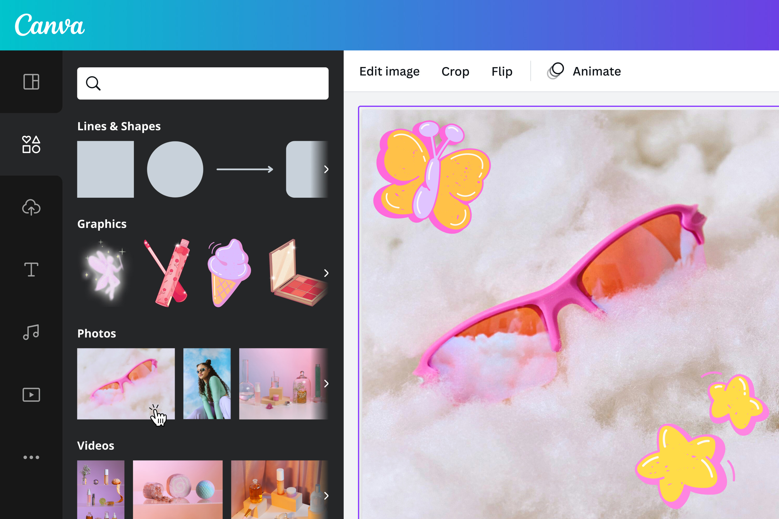 Wyostrzanie zdjęć online za darmo - Canva