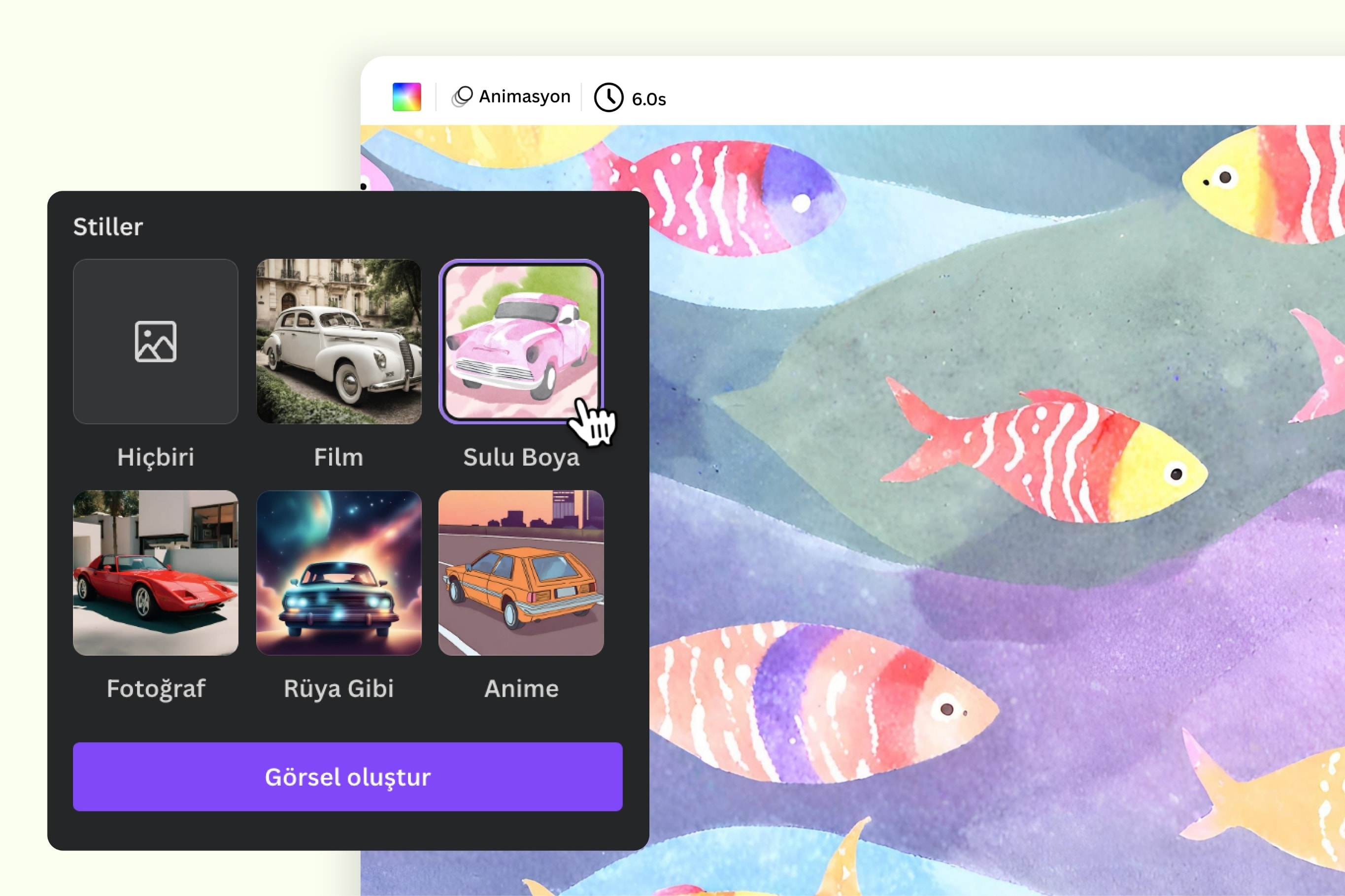 Yapay Zeka Görsel Oluşturma Aracı: Online ve Ücretsiz | Canva