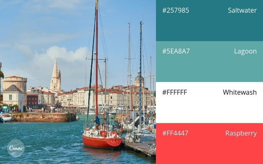 100 combinaisons de couleurs inspirantes & un outil gratuit | Canva