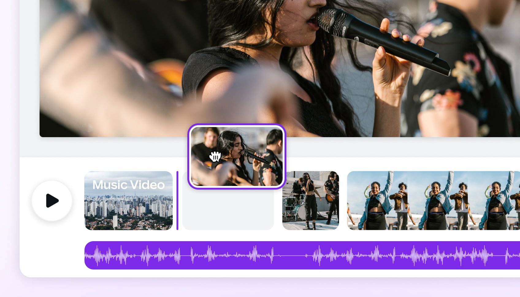 Buat dan edit video musik gratis secara online | Canva
