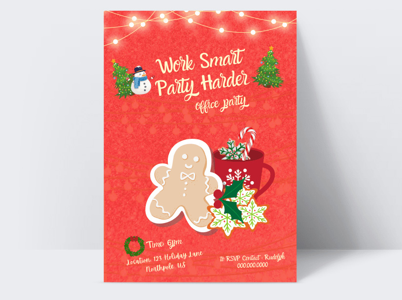 Canva Design Challenge: Design an Office Holiday Event Poster