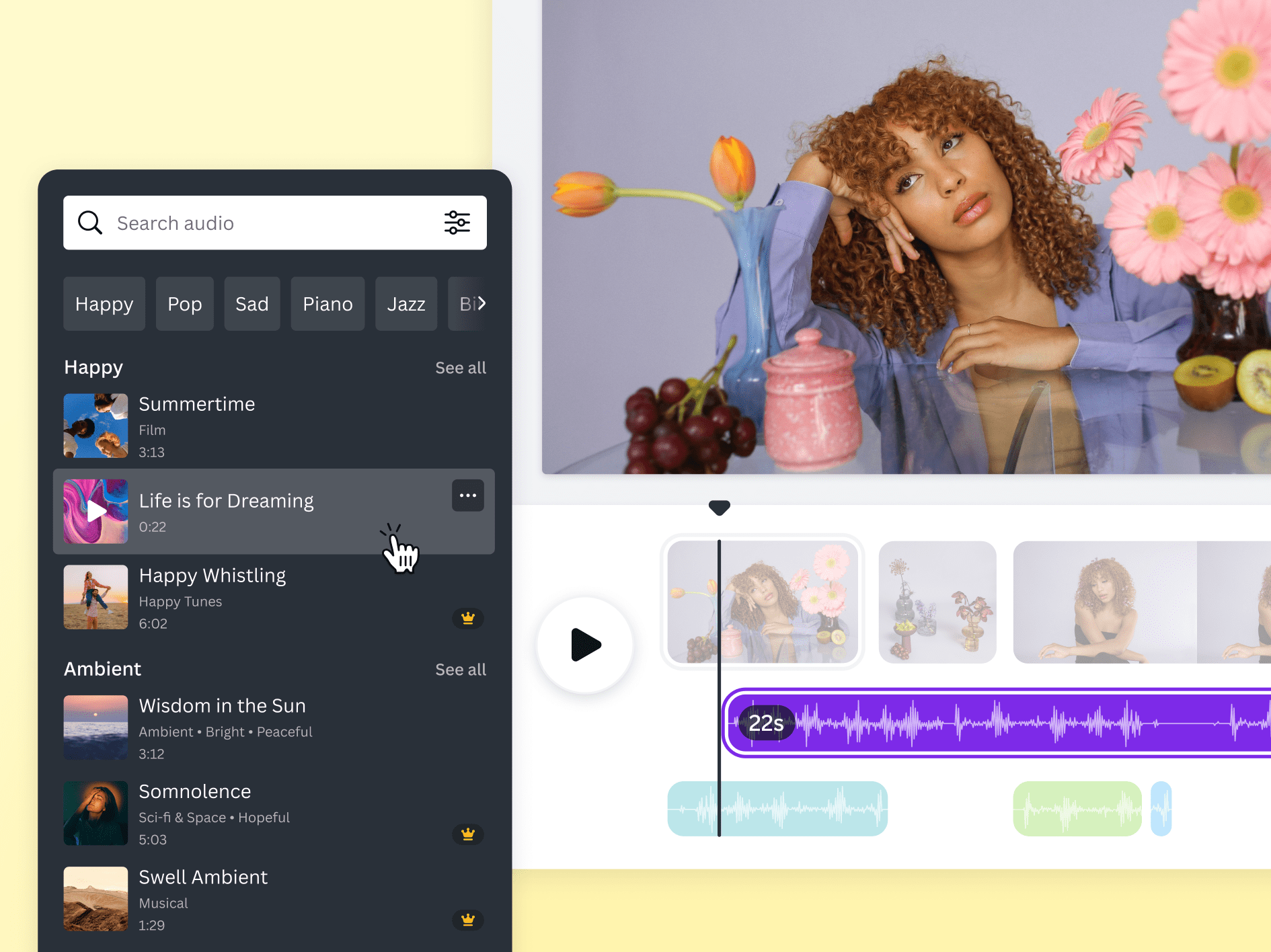 Dapatkan Imej Stok, Video & Kandungan Audio Premium | Canva Pro